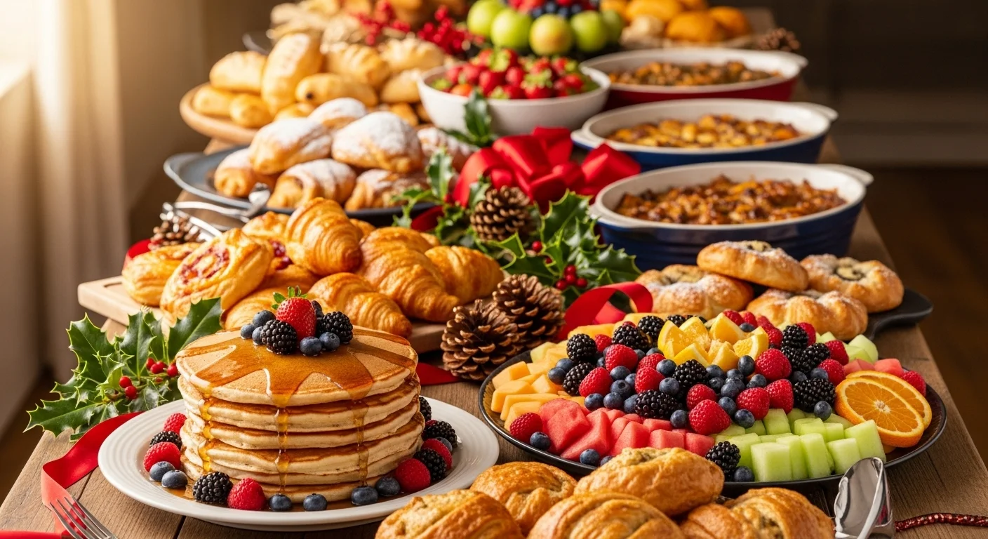 25 Festive Christmas Brunch Buffet Ideas That Impress Your Crowd ...